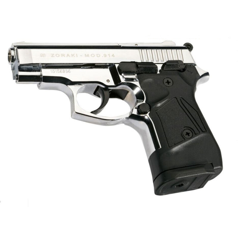 Zoraki Mod. 914 Shiny Chrome Full Auto – Ammoworx Austria